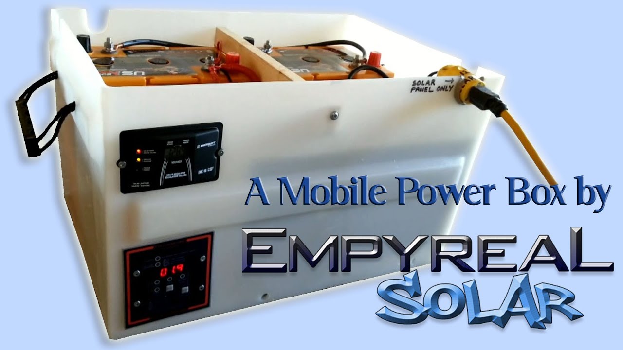 Mobile Power Box by Empyreal Solar - YouTube