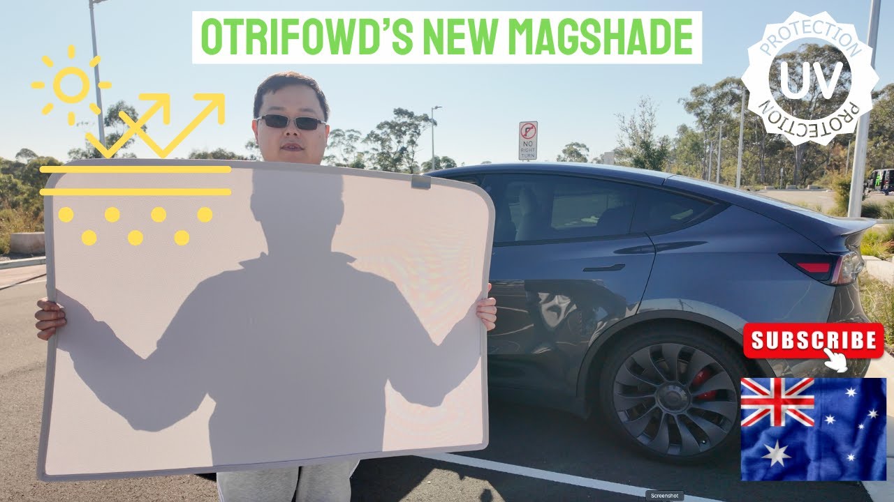 All new 2024 Otrifowd Magshade for Tesla Model 3/Y - YouTube