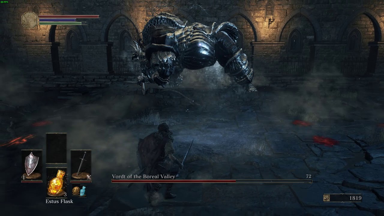 Dark Souls III - Vordt of the Boreal Valley (Battle) - YouTube