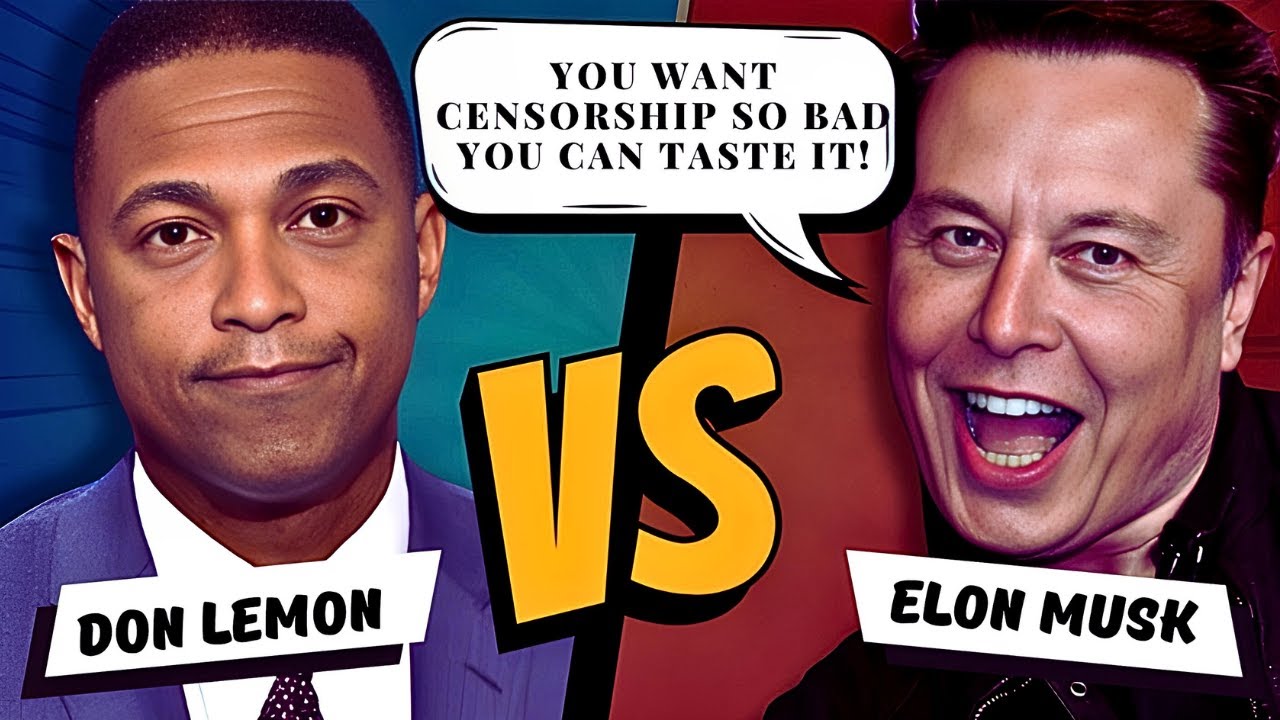 Elon Musk and Don Lemon Heated Debate On Censorship - YouTube