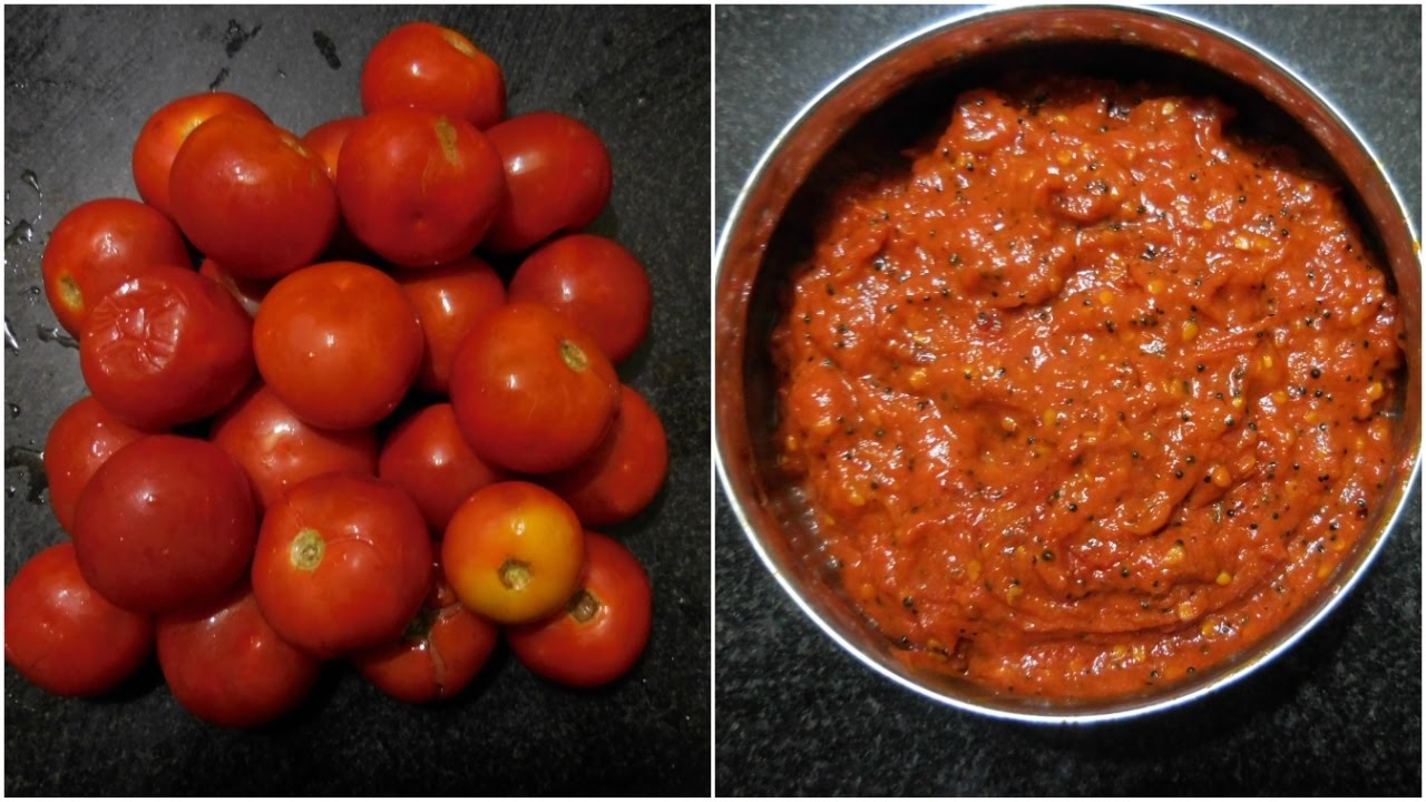 How to make Thakali (Tomato) Thoku (Pickle) || DeepikaZ - YouTube