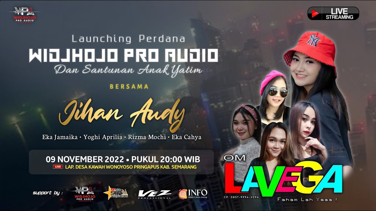 LIVE STREAMING JIHAN AUDY | LAUNCHING PERDANA WPA PRO AUDIO - YouTube