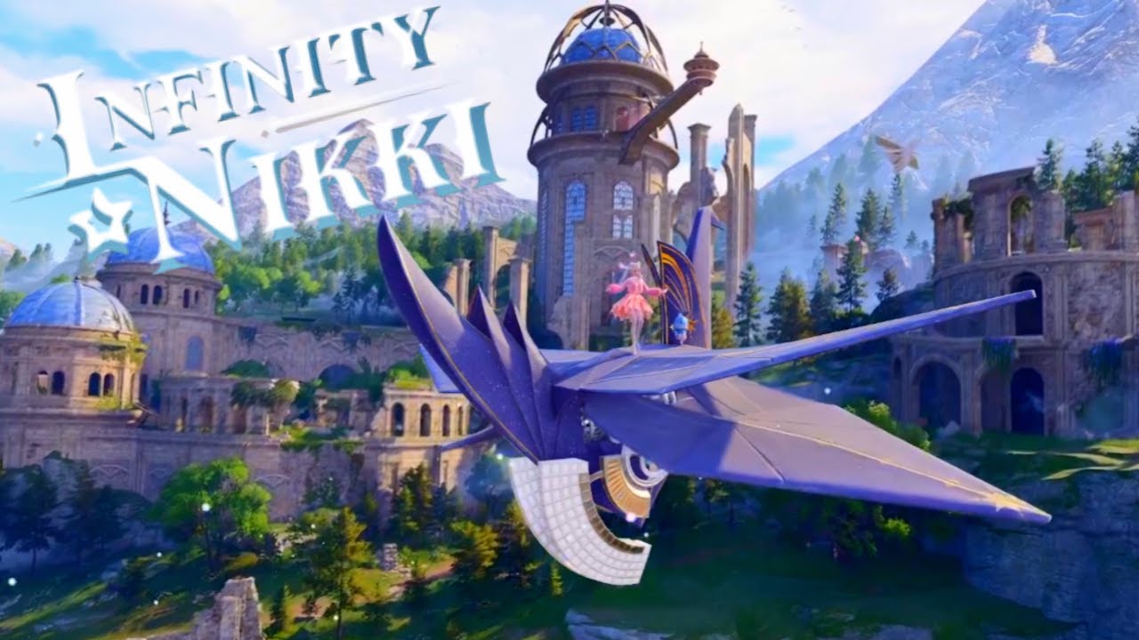 Relaxing Flight on the Crane Infinity Nikki - YouTube