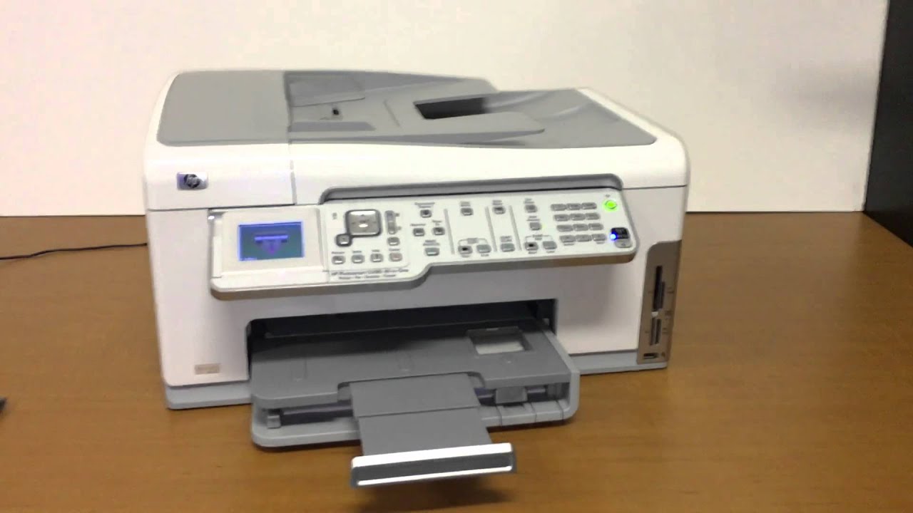 Hp Photosmart c6180 only 452 page count - YouTube