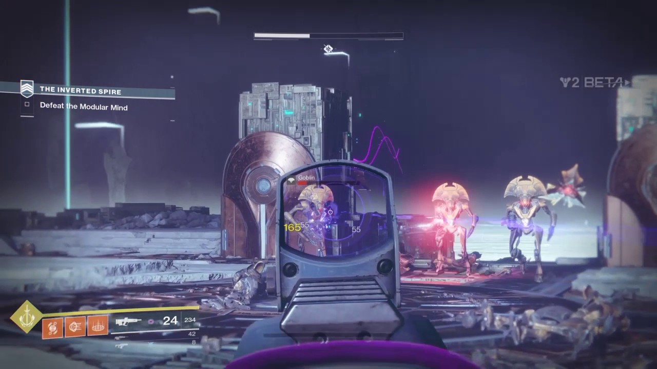 Destiny 2 PvE 1 Maned Inverted Spire Boss - YouTube