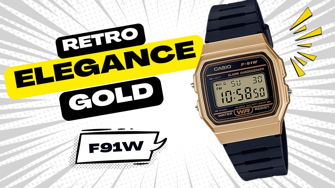 What Makes the Casio F91 Gold So Special and Timeless? - YouTube