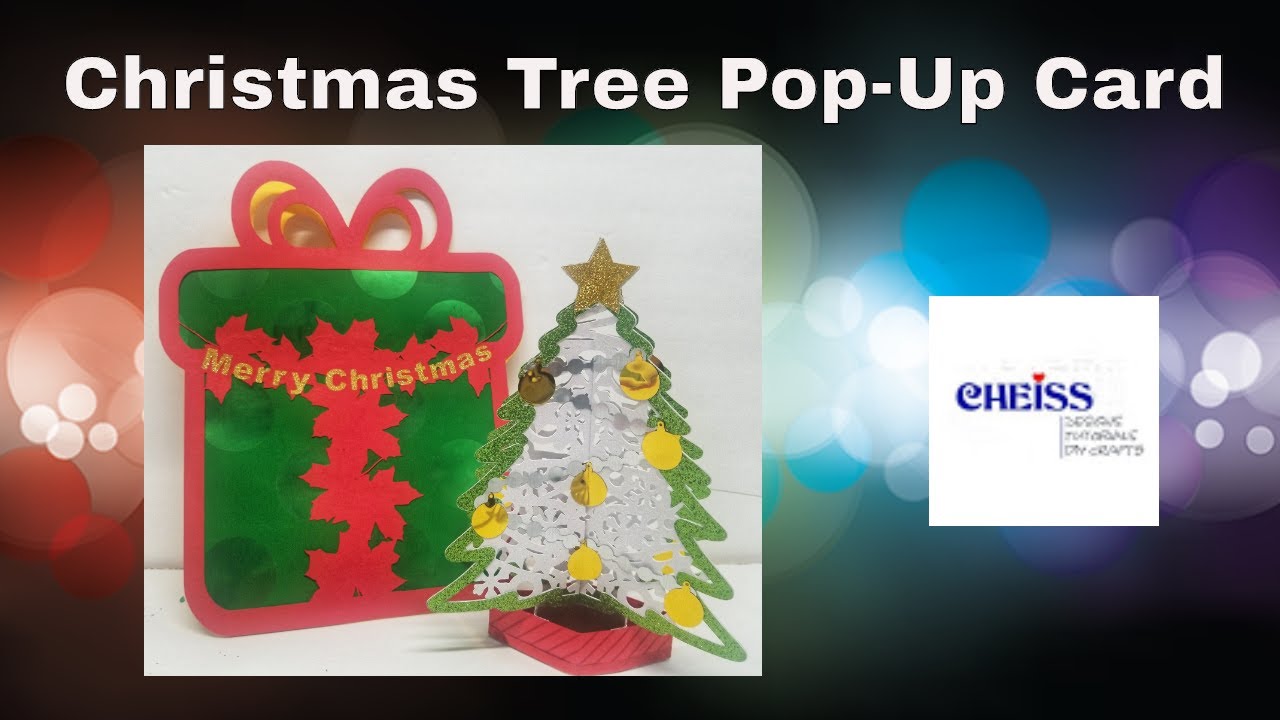 Christmas Tree Pop-Up Card || Christmas cards || Christmas gifts - YouTube