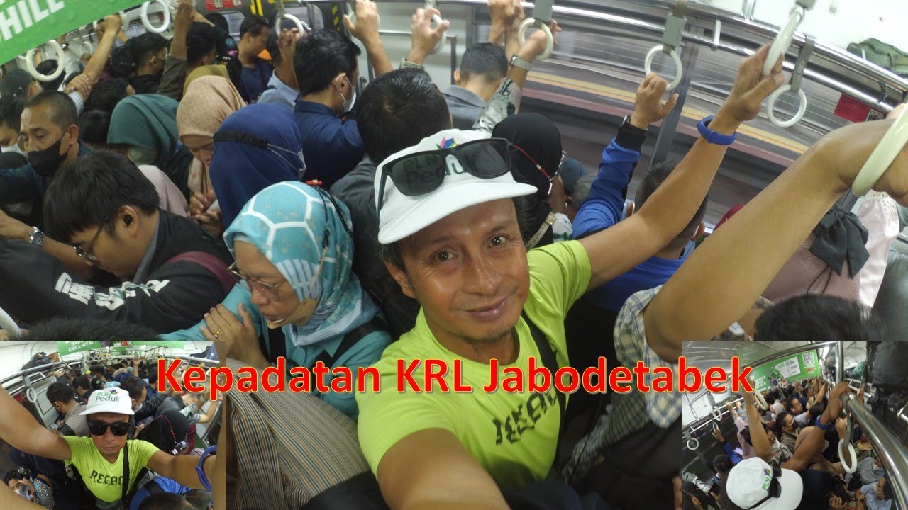 Kepadatan KRL Jabodetabek - YouTube