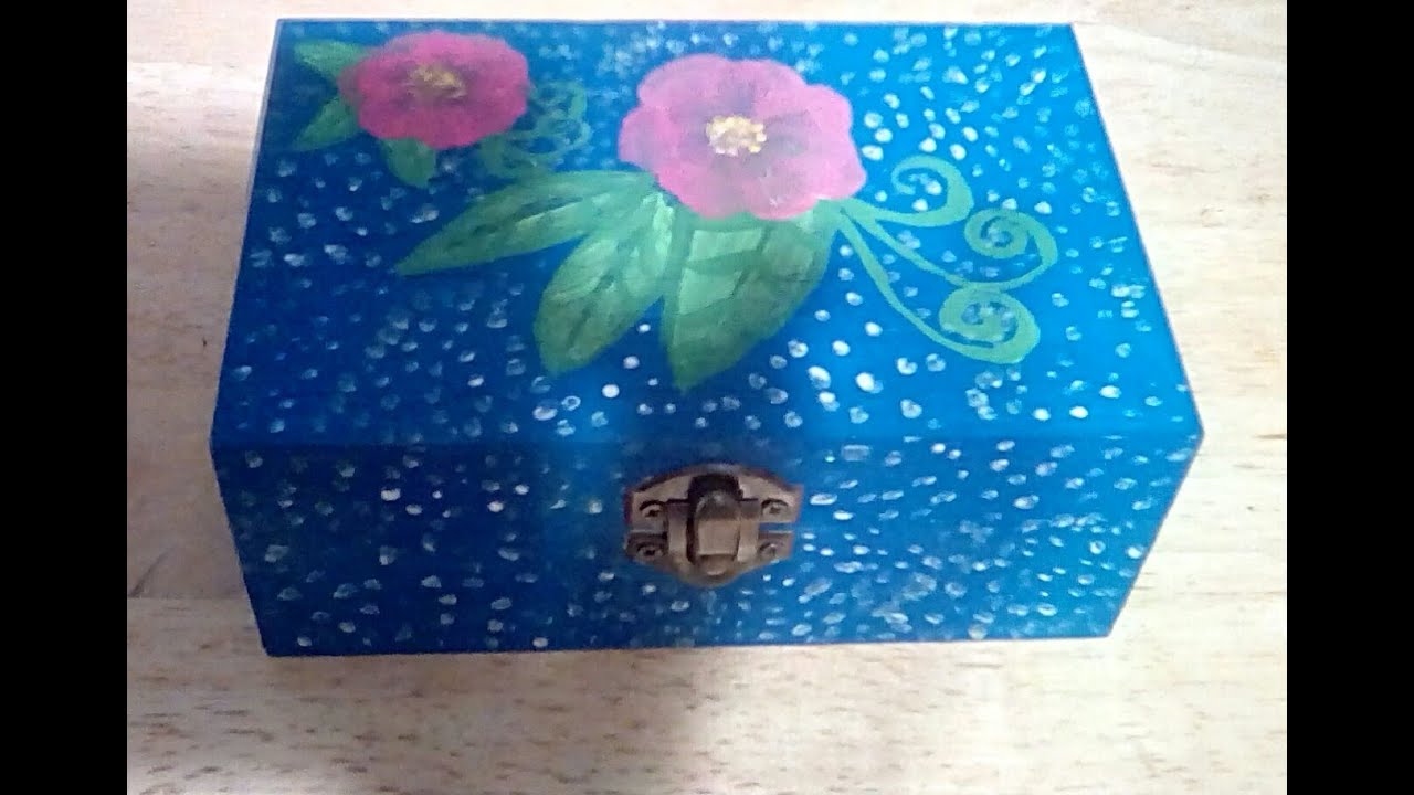 Jewelry Box Painting DIY Summer Project - YouTube