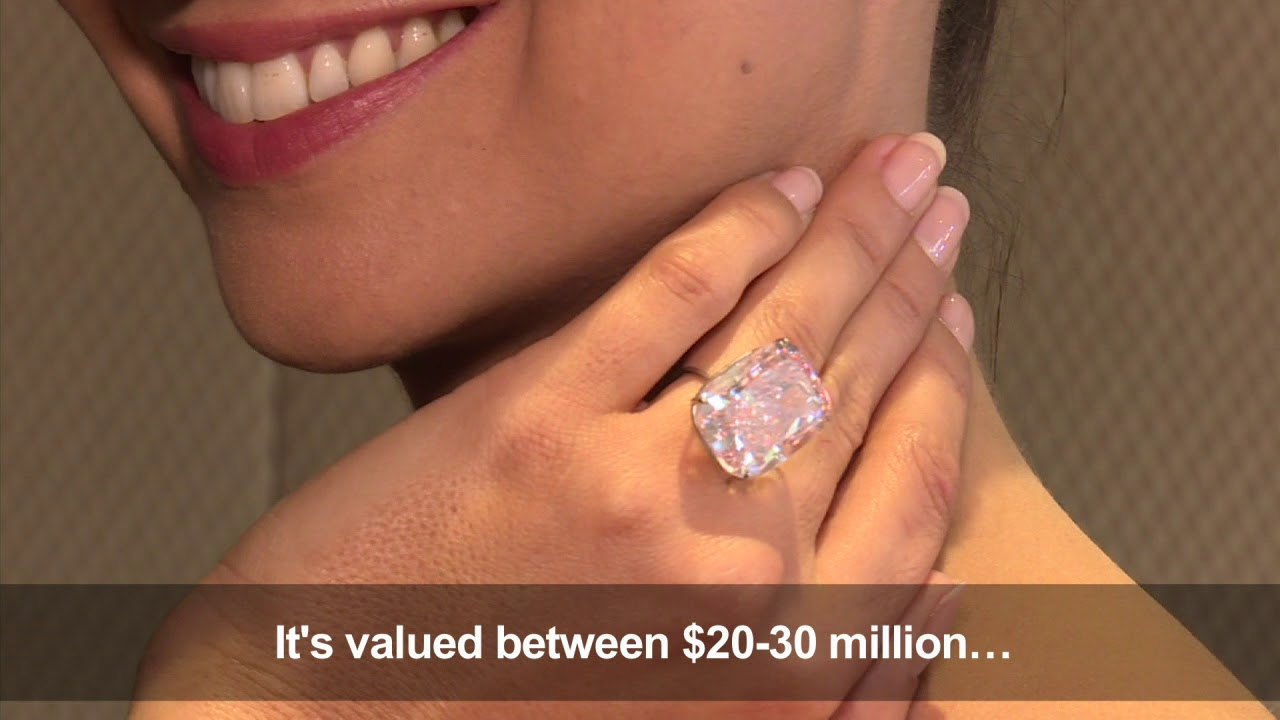 'Raj Pink' diamond to be sold by Sotheby's - YouTube