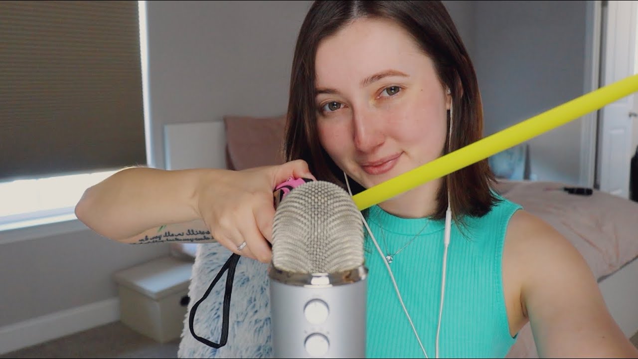 ASMR | TINGLIEST Triggers face measuring, plucking/cutting, tapping ...