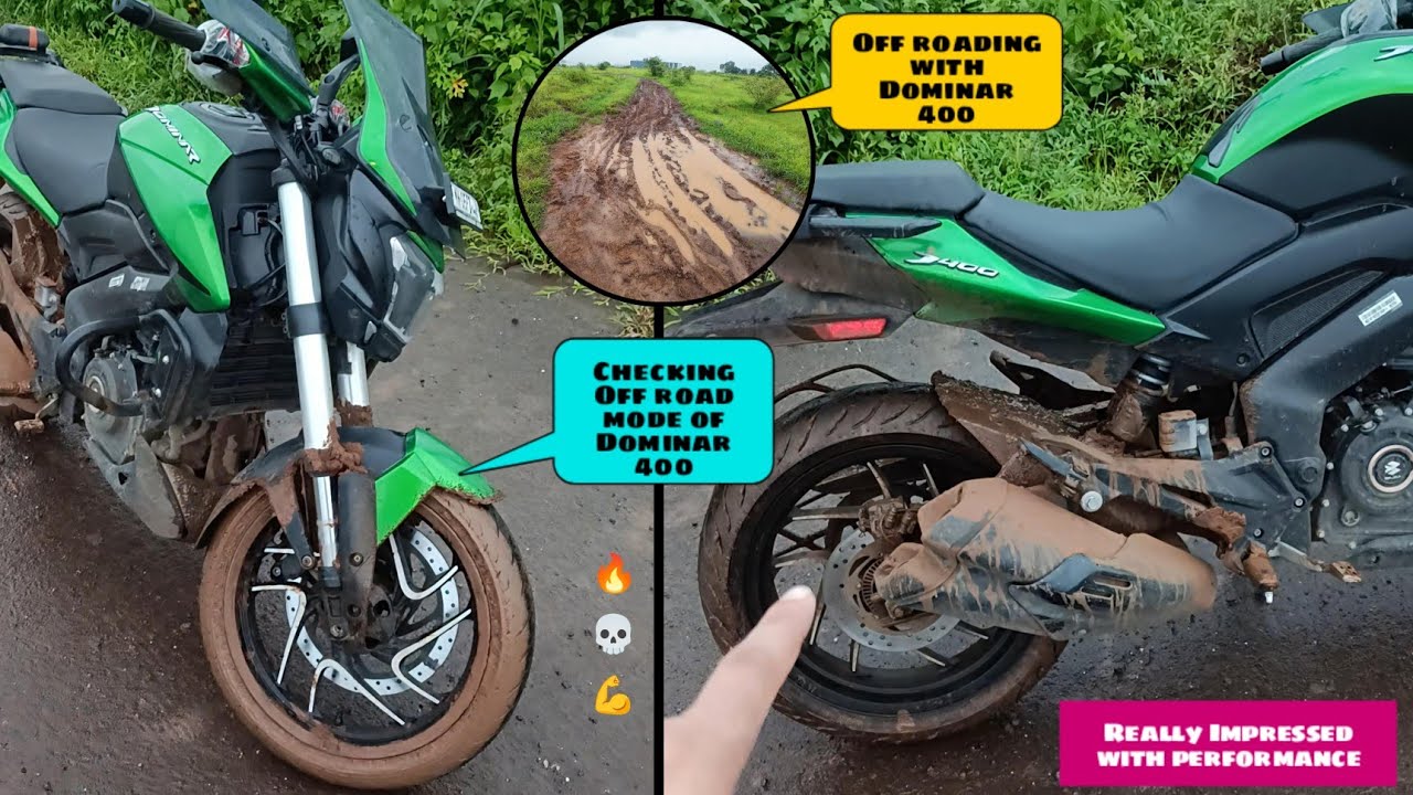 Checking Off road mode of Bajaj Dominar 400 2025 model 🔥 Really ...