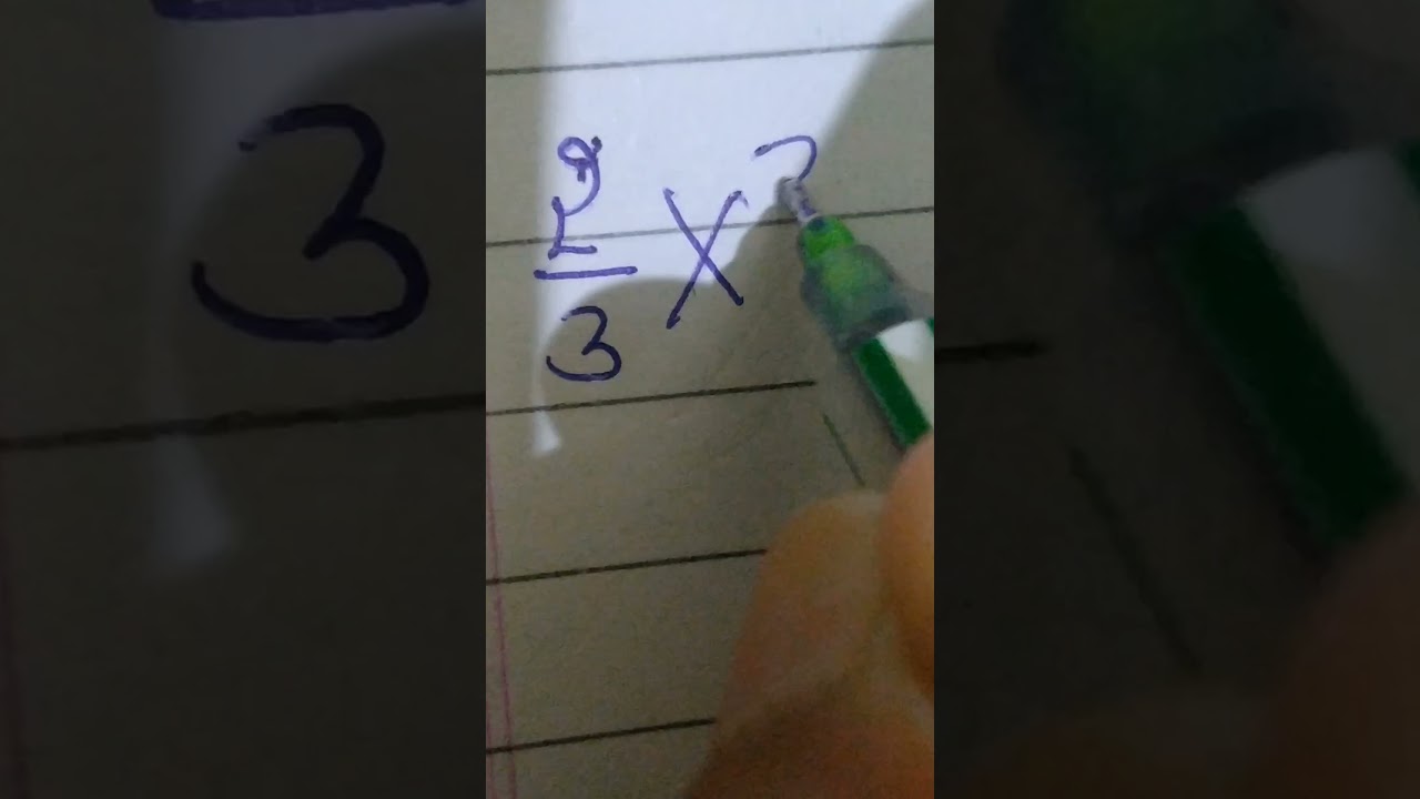 How to do cross multiplication - YouTube