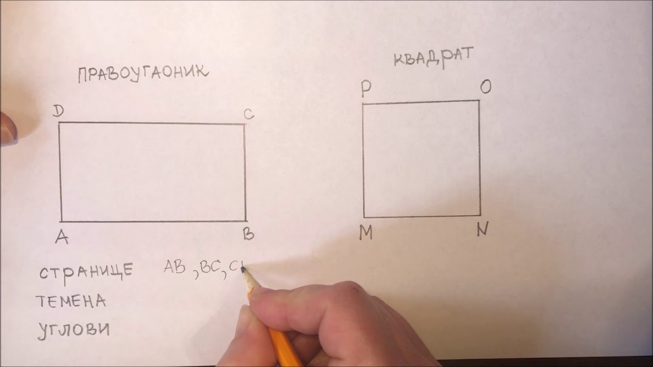 Obnavljanje pravougaonik i kvadrat - YouTube