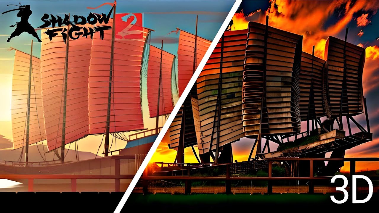 Shadow Fight 2 Location in 3D Reality [AI Photoshop] - YouTube