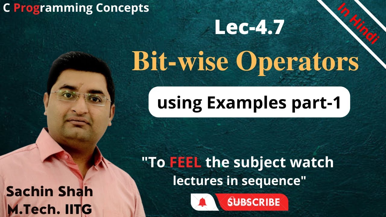 C Programming Bit Wise Operators In C Bit Wise And Bit Wise Or Bit Wise Xor Shift