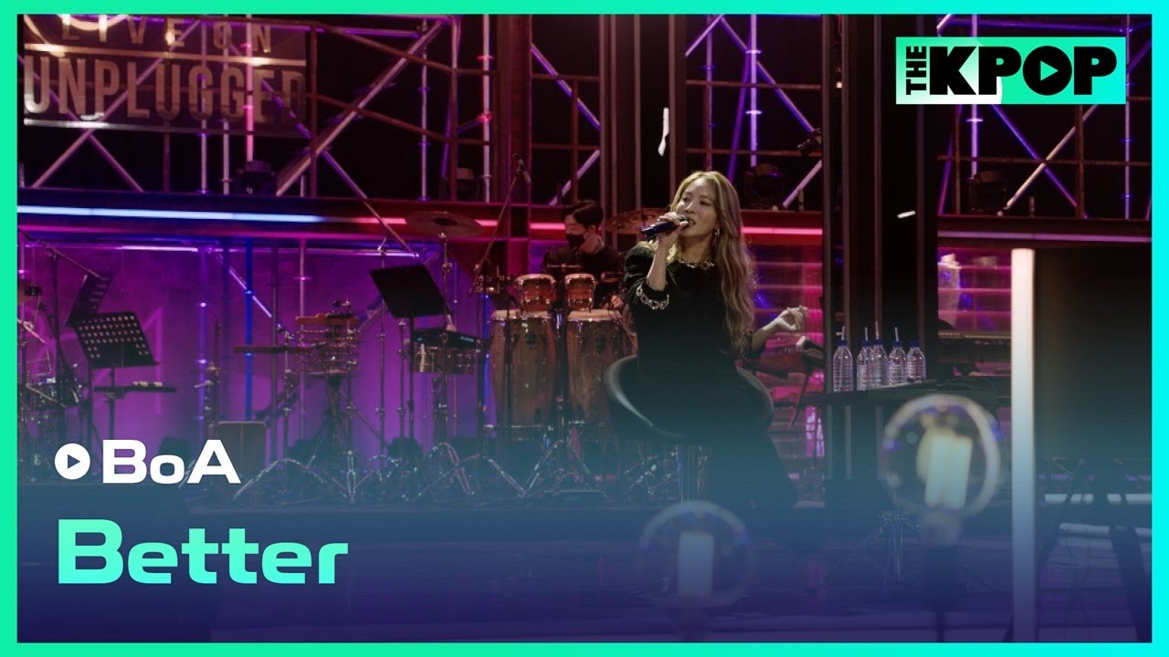 보아(BoA)-Betterㅣ라이브 온 언플러그드(LIVE ON UNPLUGGED) 보아(BoA)편 4K - YouTube
