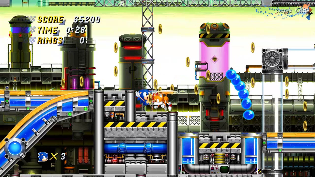 Sonic 2 HD Demo 2.0 Chemical Plant Act 1 Speedrun - 30 Seconds - YouTube