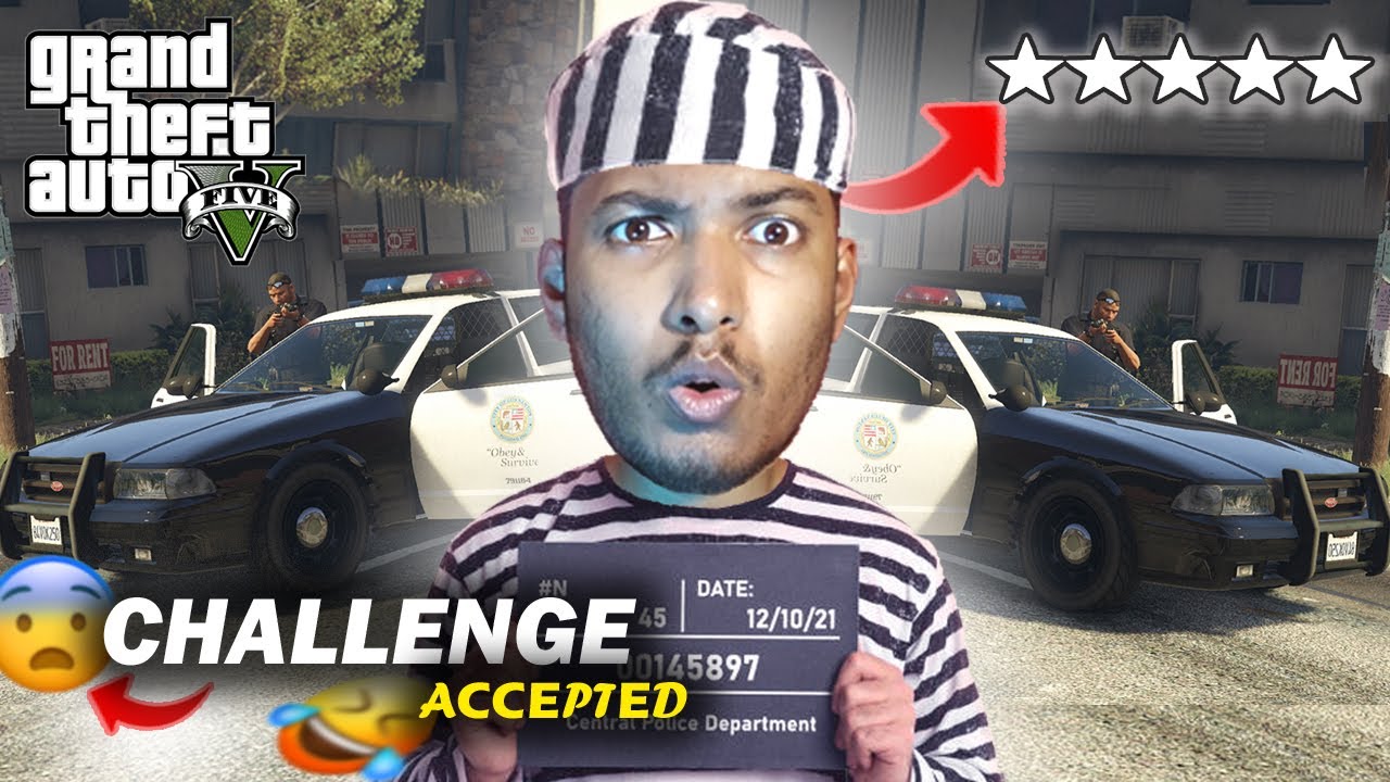 SURVIVING BIGGEST POLICE CHASE😨😨 | GTA 5 GAMEPLAY - YouTube