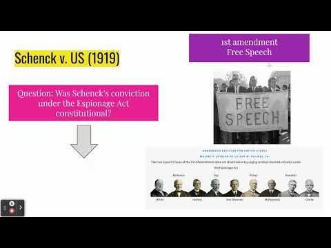 AP Gov: Schenck v. United States - YouTube