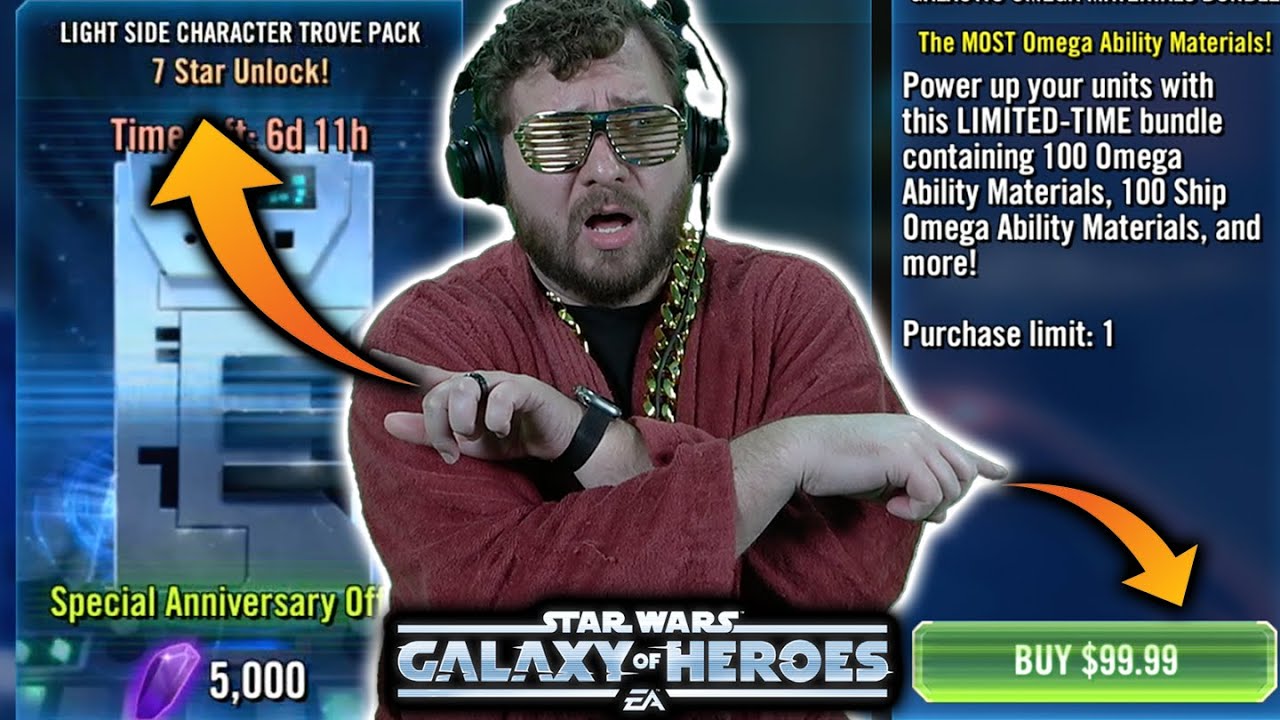 Ummmmm.... Yeah.... Are the SWGoH Anniversary Packs Worth It? 7 Star ...