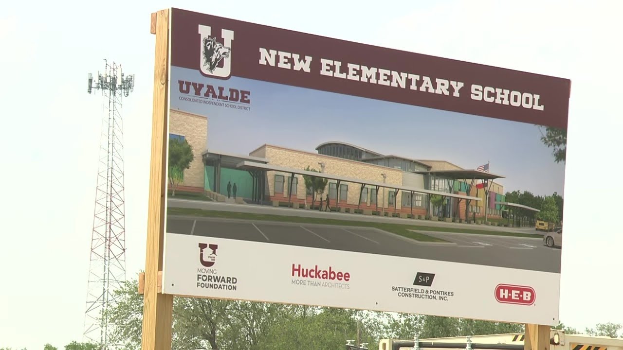 Construction continues on a new Uvalde elementary school as 2-year Robb ...