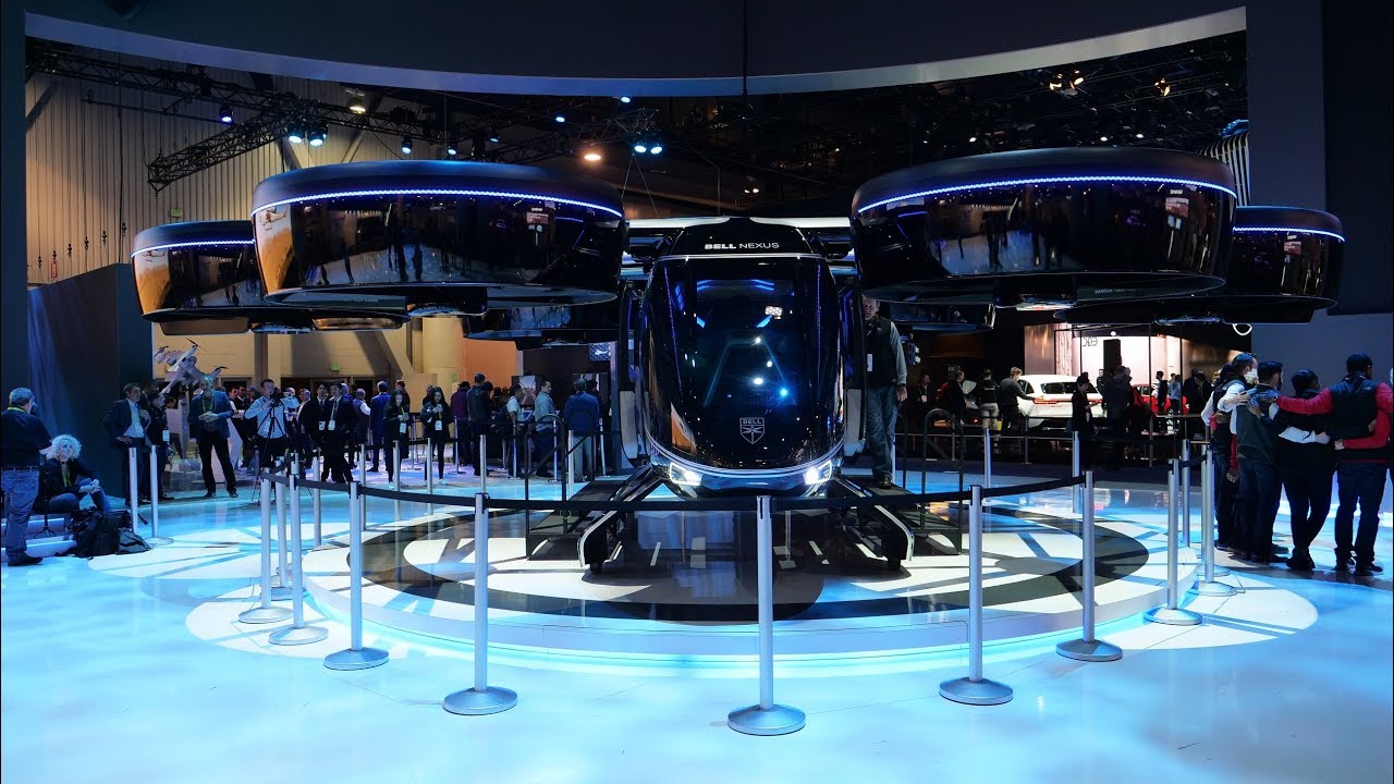 Bell Helicopters - Nexus Air Taxi with 6 tilt-rotors - Interview - CES ...