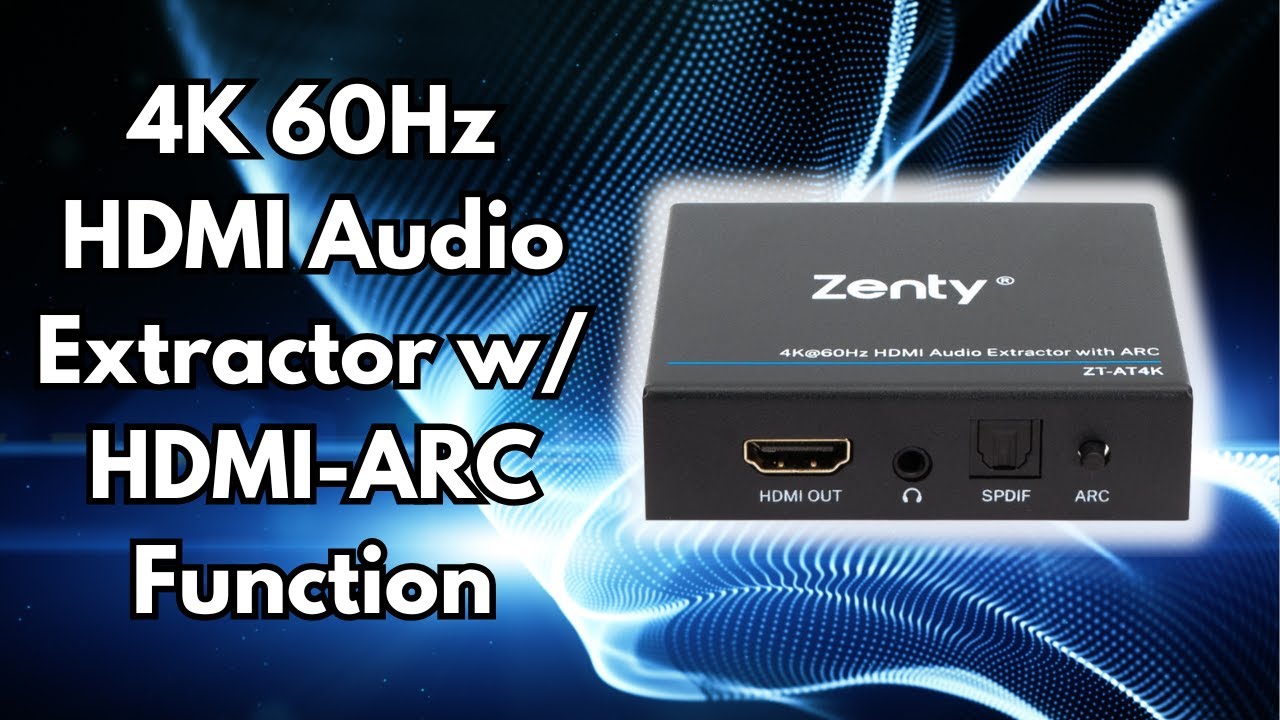 4K@60Hz HDMI Audio Extractor w/ HDMI-ARC Function Product Overview ...