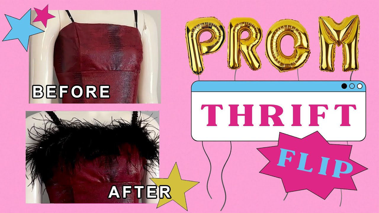 Transforming THRIFTED Pieces to PROM Dresses With Gunnar Deatherage ...