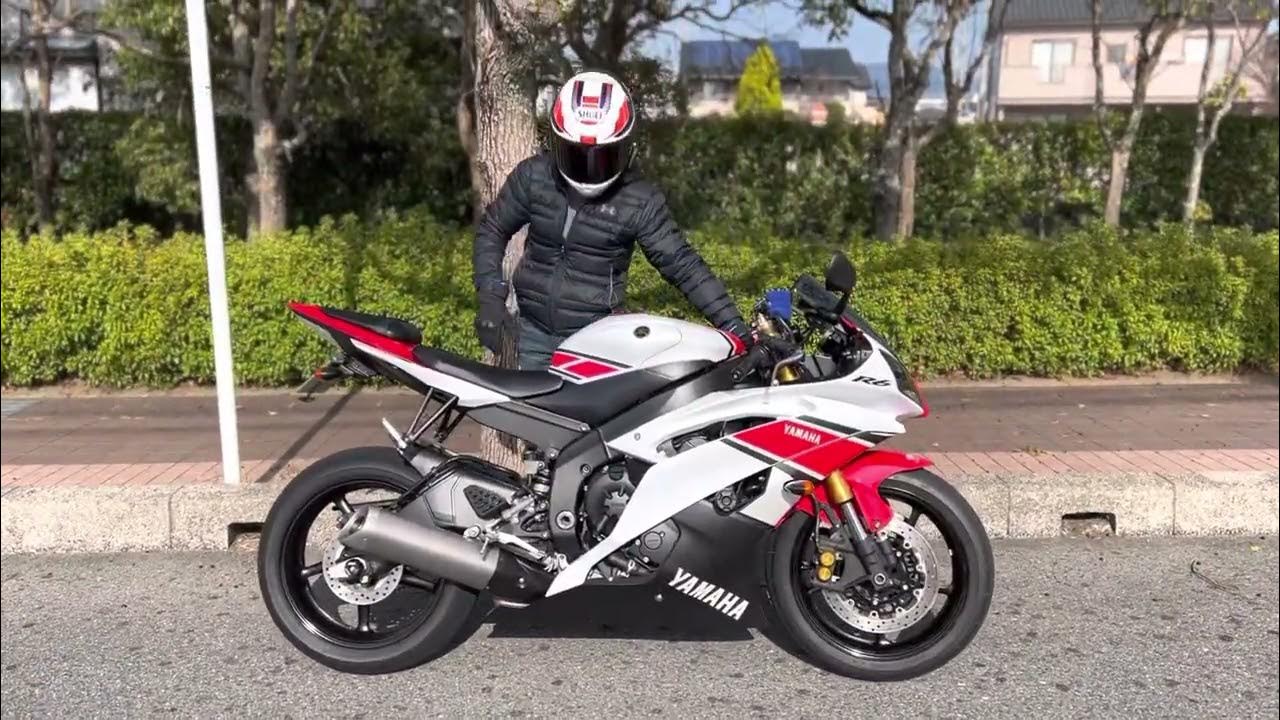 YAMAHA YZF-R6 白赤ストロボ③ - YouTube