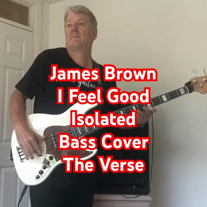 James Brown,I feel good isolated bass cover.The Verse. #shorts # ...