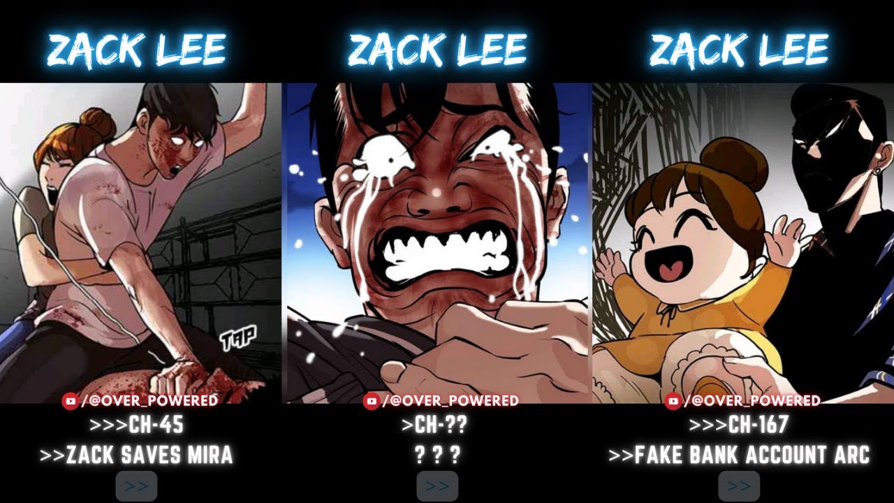 Evolution of ZACK LEE in LOOKISM Manhwa | Lee Jin Sung |이진성 | Kitahara ...