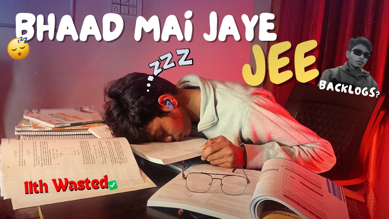 Padhte Padhte Soo Gya 🤡 | Day 2 of Saving CLASS 11TH | EP 2 | #Jee # ...