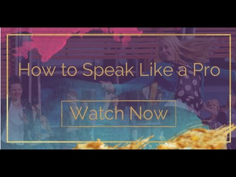 How to Speak Like a Pro - YouTube
