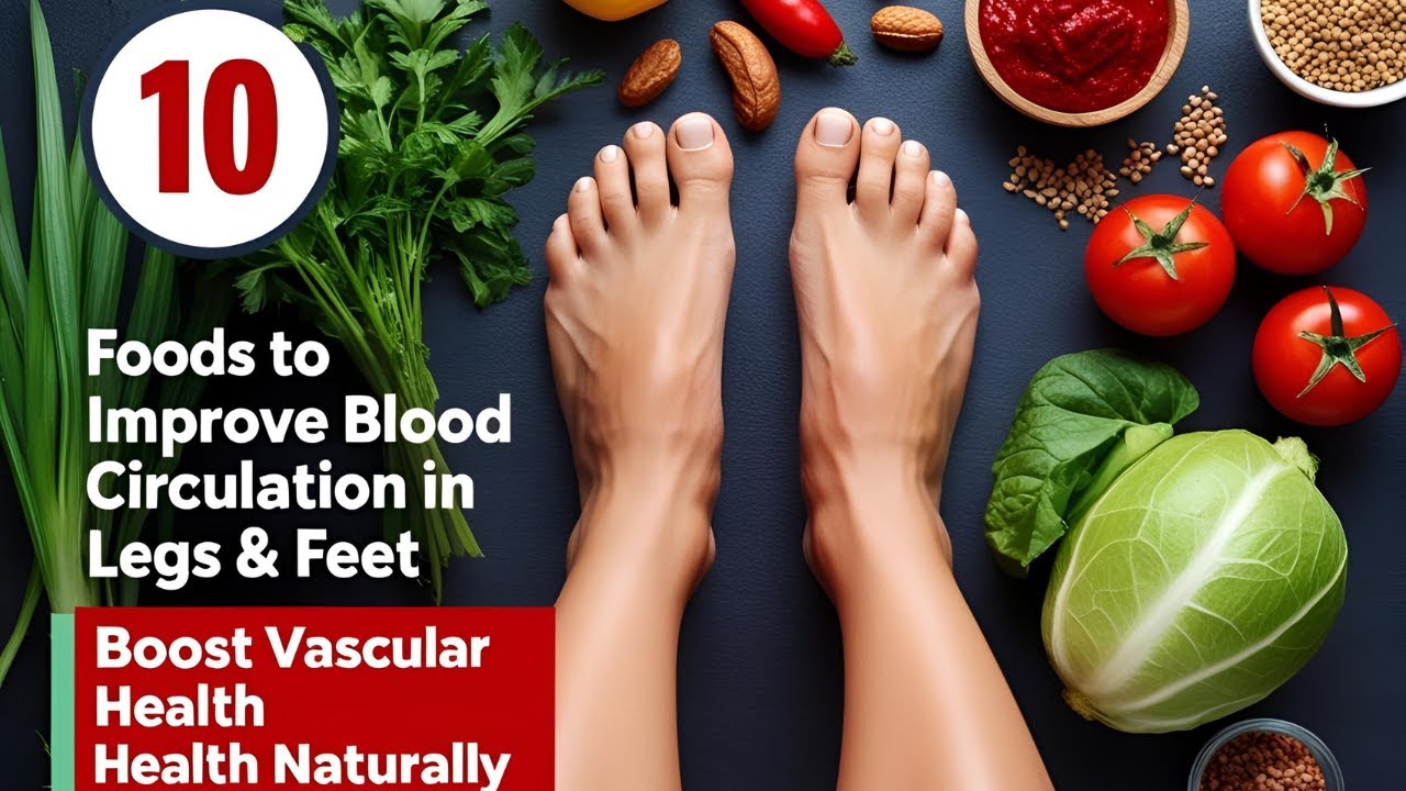 10 Foods to Improve Blood Circulation in Legs & Feet | Boost Vascular ...