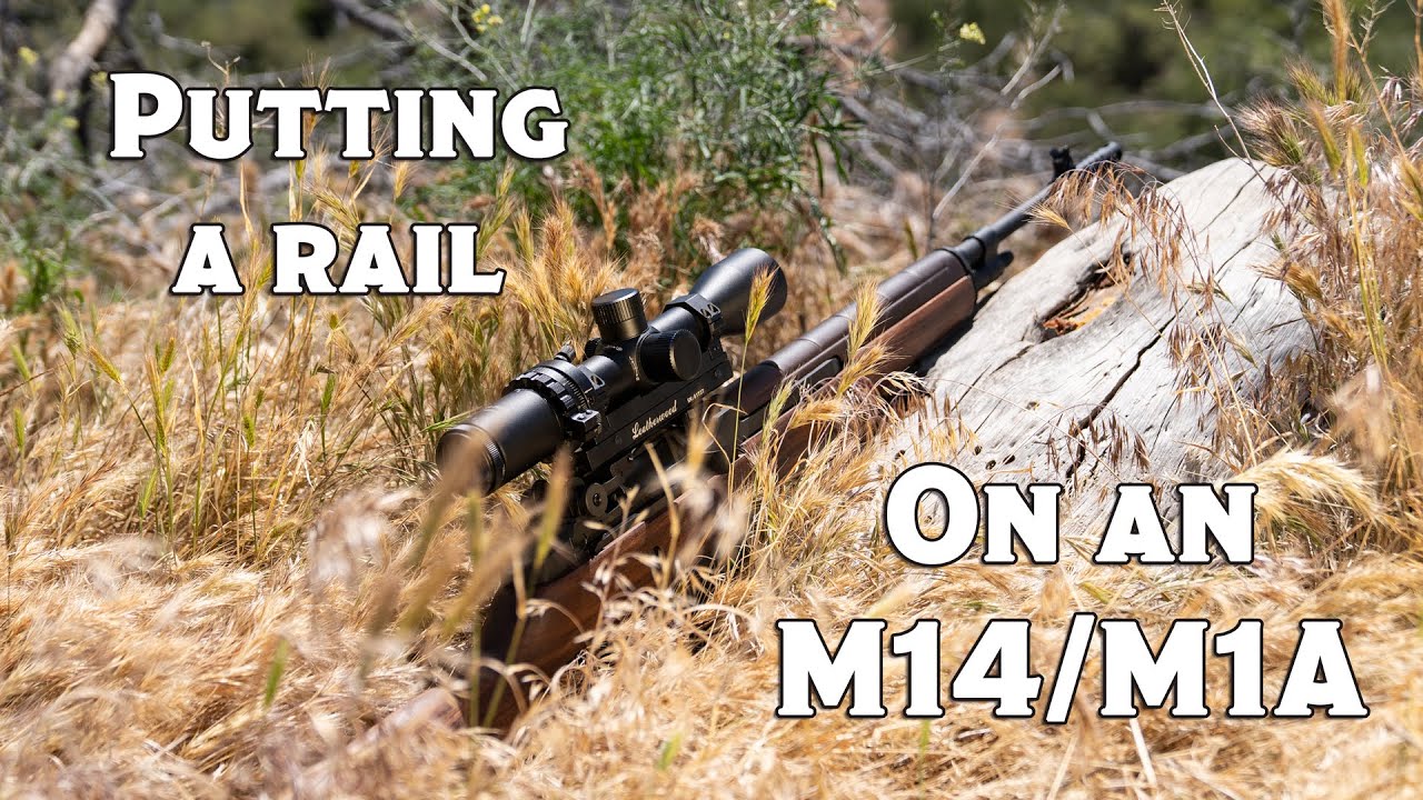 Installing a Rail on the M1A / M14 - YouTube