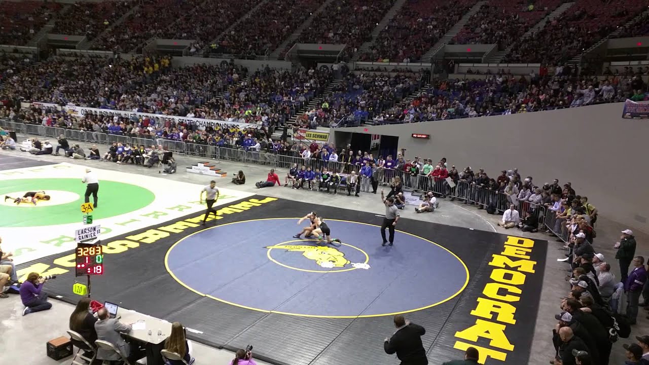 Justice Larson- Rainier/3A OSAA 2015 State Championship Match - YouTube