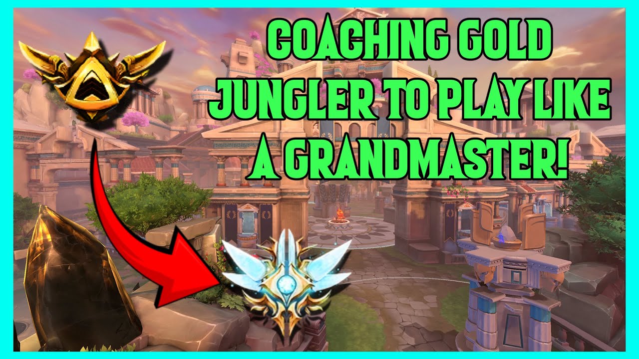 COACHING GOLD JUNGLE TO GRANDMASTER! Smite - YouTube