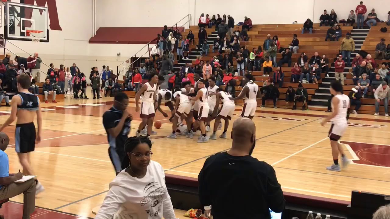 Muskegon bench cheers wildly as reserve Kayden Smith drains 3-pointer ...