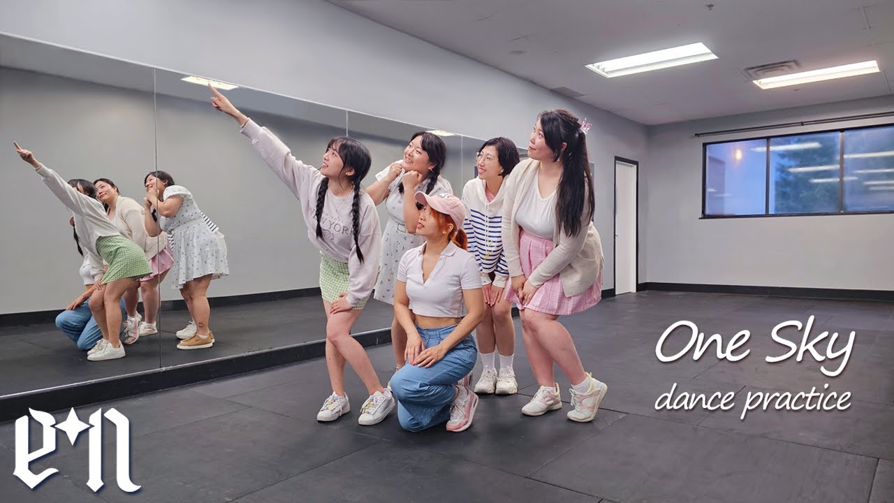 ember*night - "One Sky" 【Official Dance Practice】 - YouTube