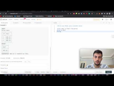 Leetcode - SQL - 182. Duplicate Emails - YouTube