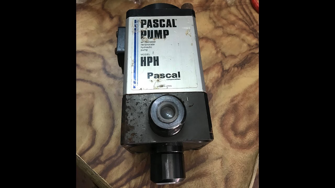 Test Pascal Pump ratio 1/97 - YouTube