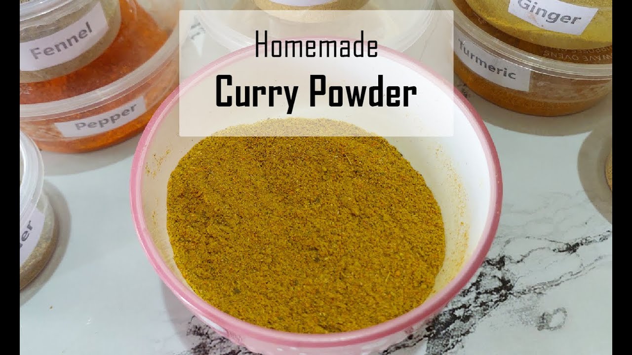 What is CURRY POWDER made with? Learn how to make CURRY POWDER at home ...