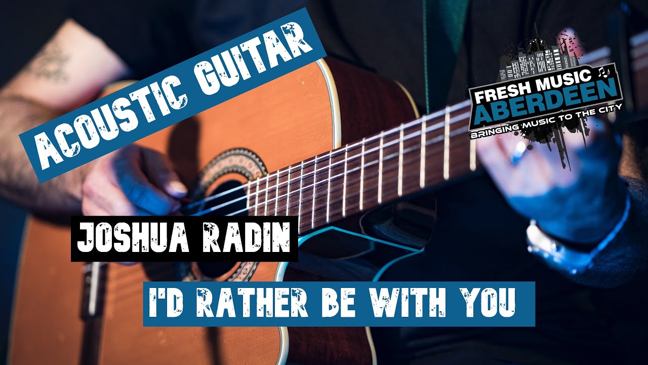 Joshua Radin - I'd Rather Be With You || Guitar Play Along TAB - YouTube