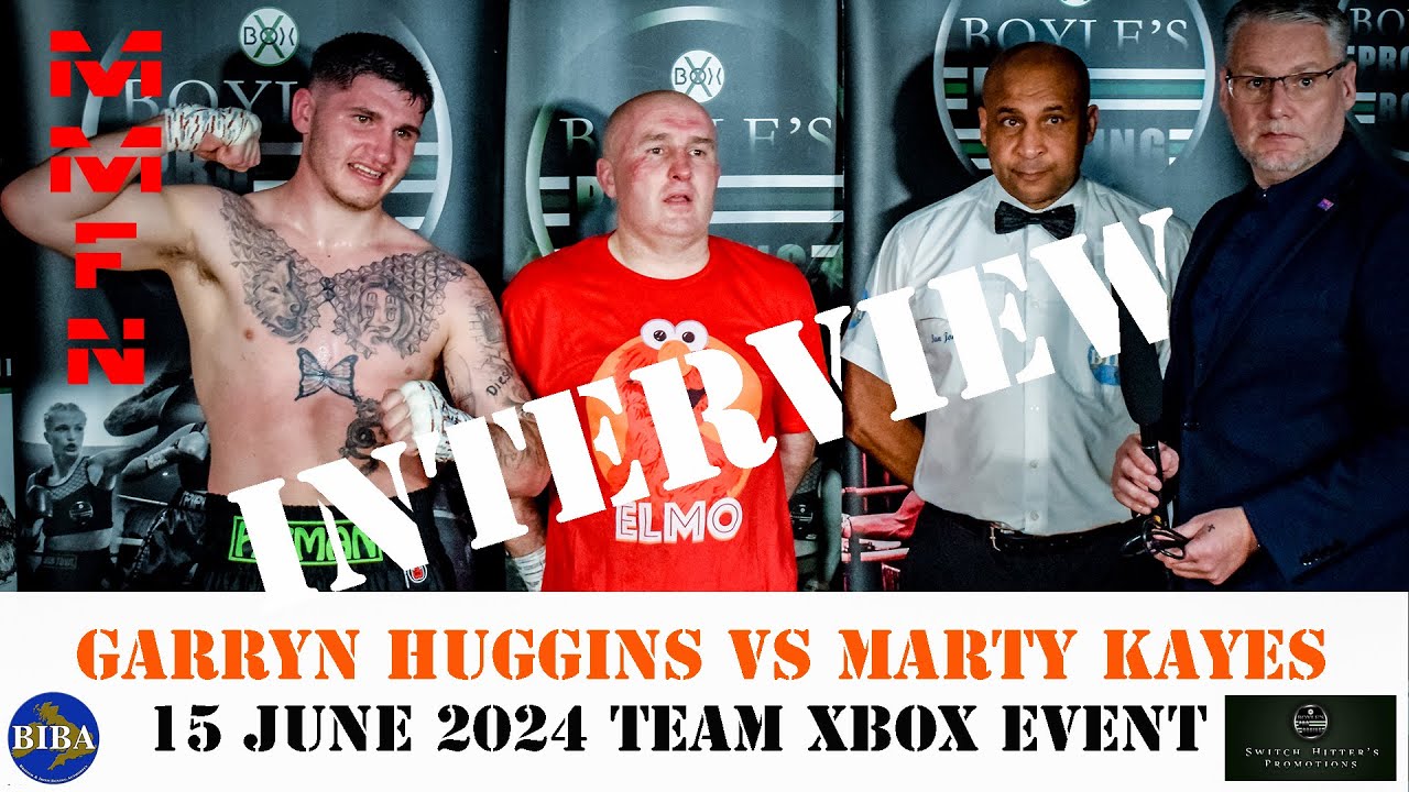 #Boxing: Team XboX interviews Garryn Huggins vs Marty Kayes - YouTube