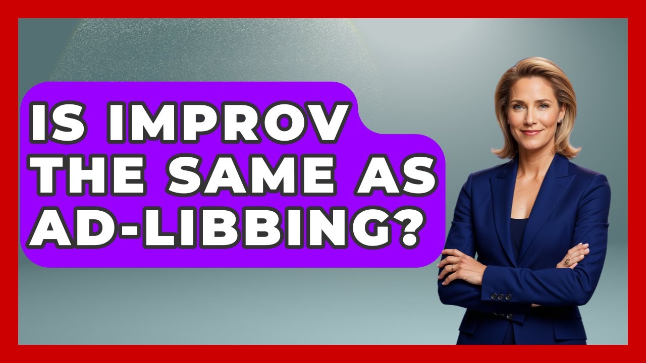 Is Improv The Same As Ad-libbing? - The Comedy Reel - YouTube