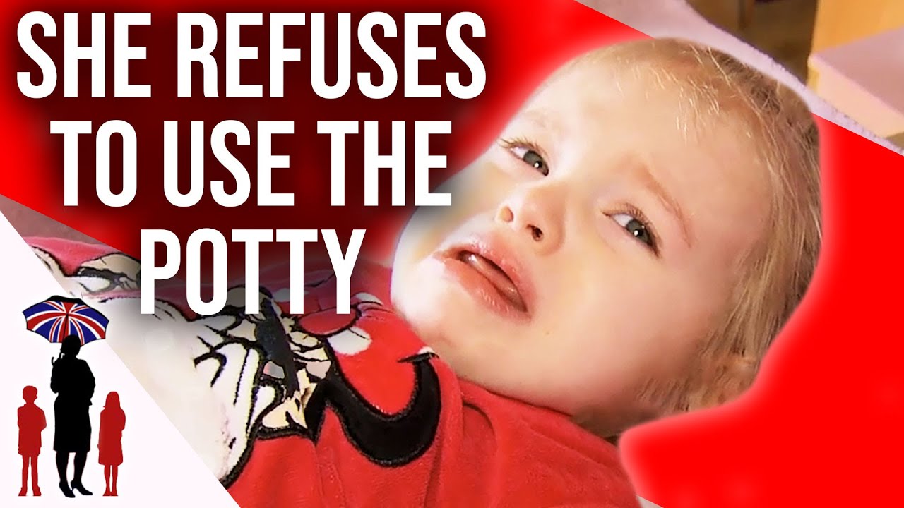 3 Year Old's First Attempt to Use Potty | Supernanny France - YouTube