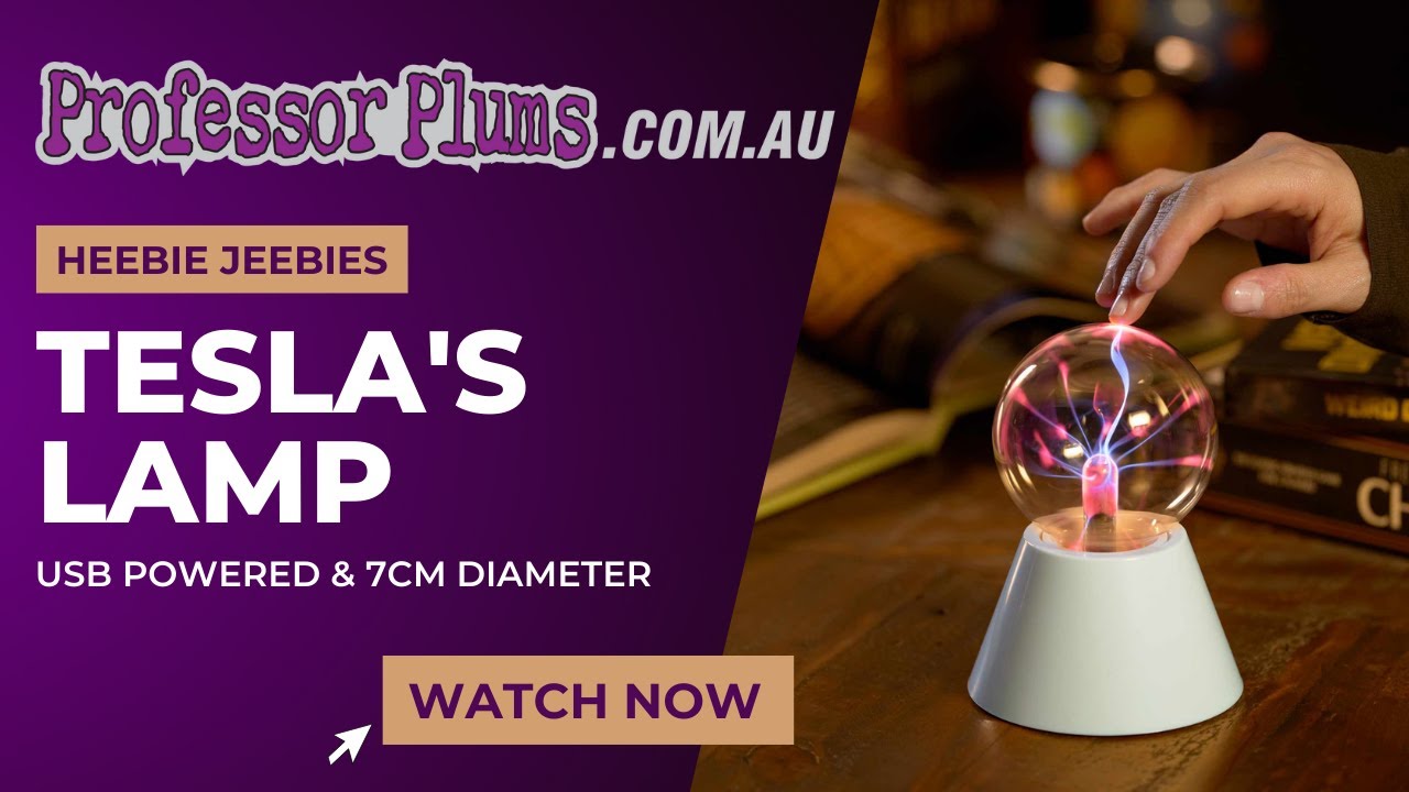 Mini Tesla's Lamp USB with Professor Plums - YouTube