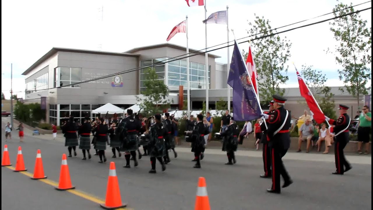 Timmins Police Pipes & Drums on Parade at the Timmins Police Service ...