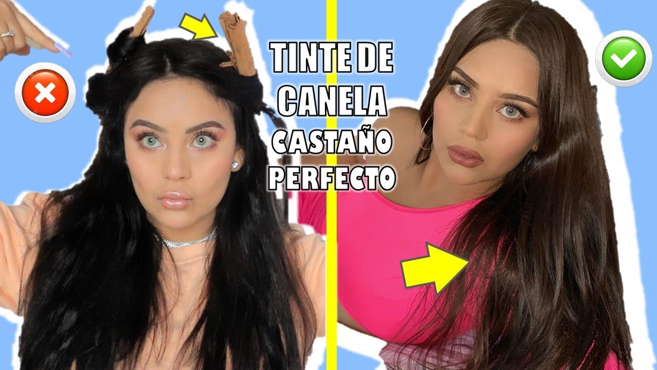 TINTE DE CANELA PARA UN CASTAÑO PERFECTO | SIN DECOLORAR - YouTube